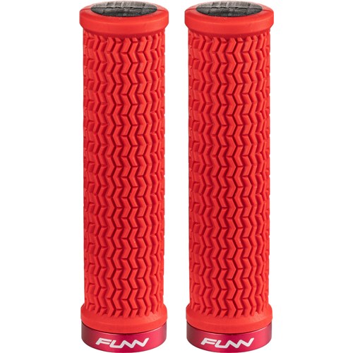 Funn - Grips - Holeshot - Onesided Lock - Triple Fin - 30.5mm - Red ...