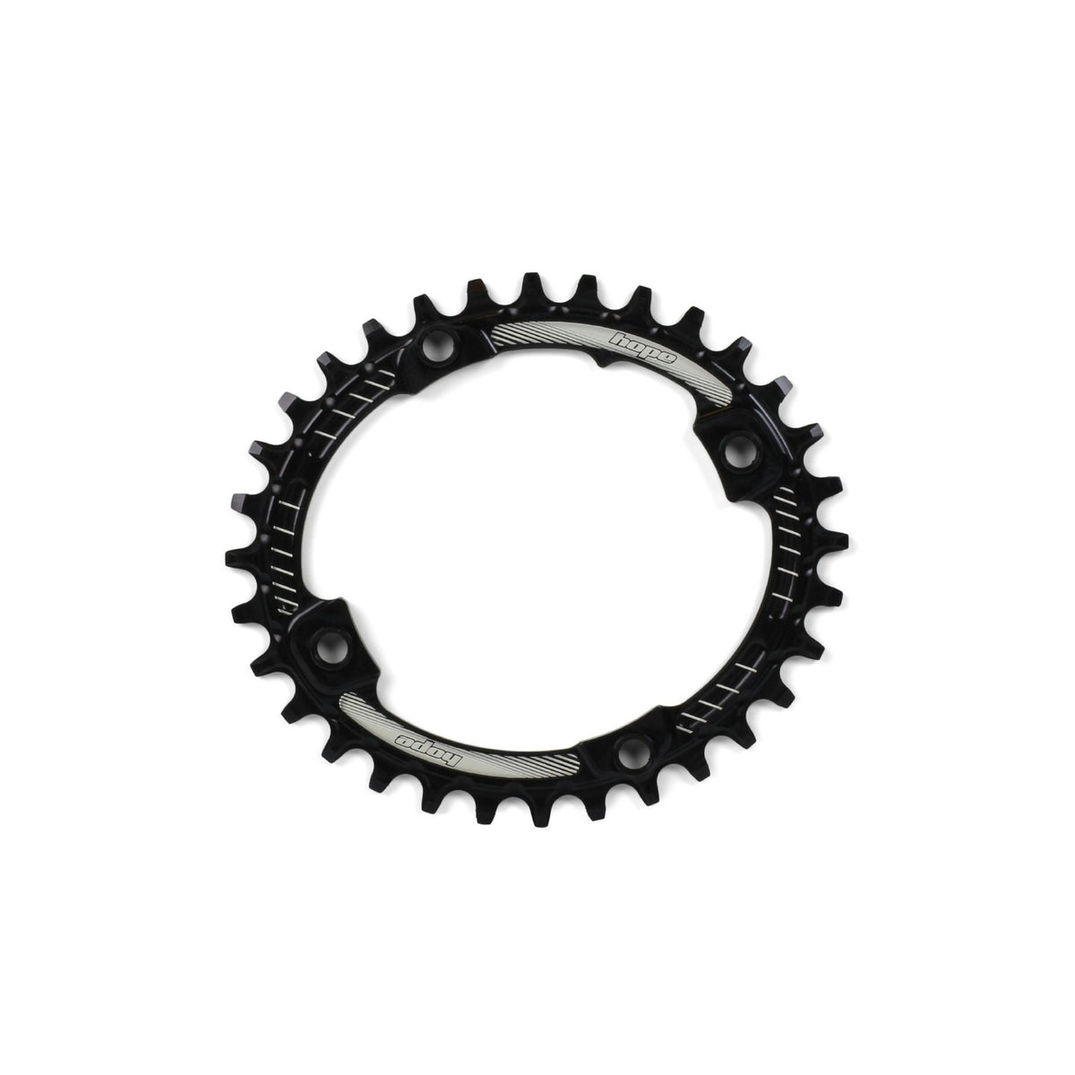 Hope Chainring - Oval 4 Bolt 104 Pcd - Narrow Wide - Black 34t – Yarra ...