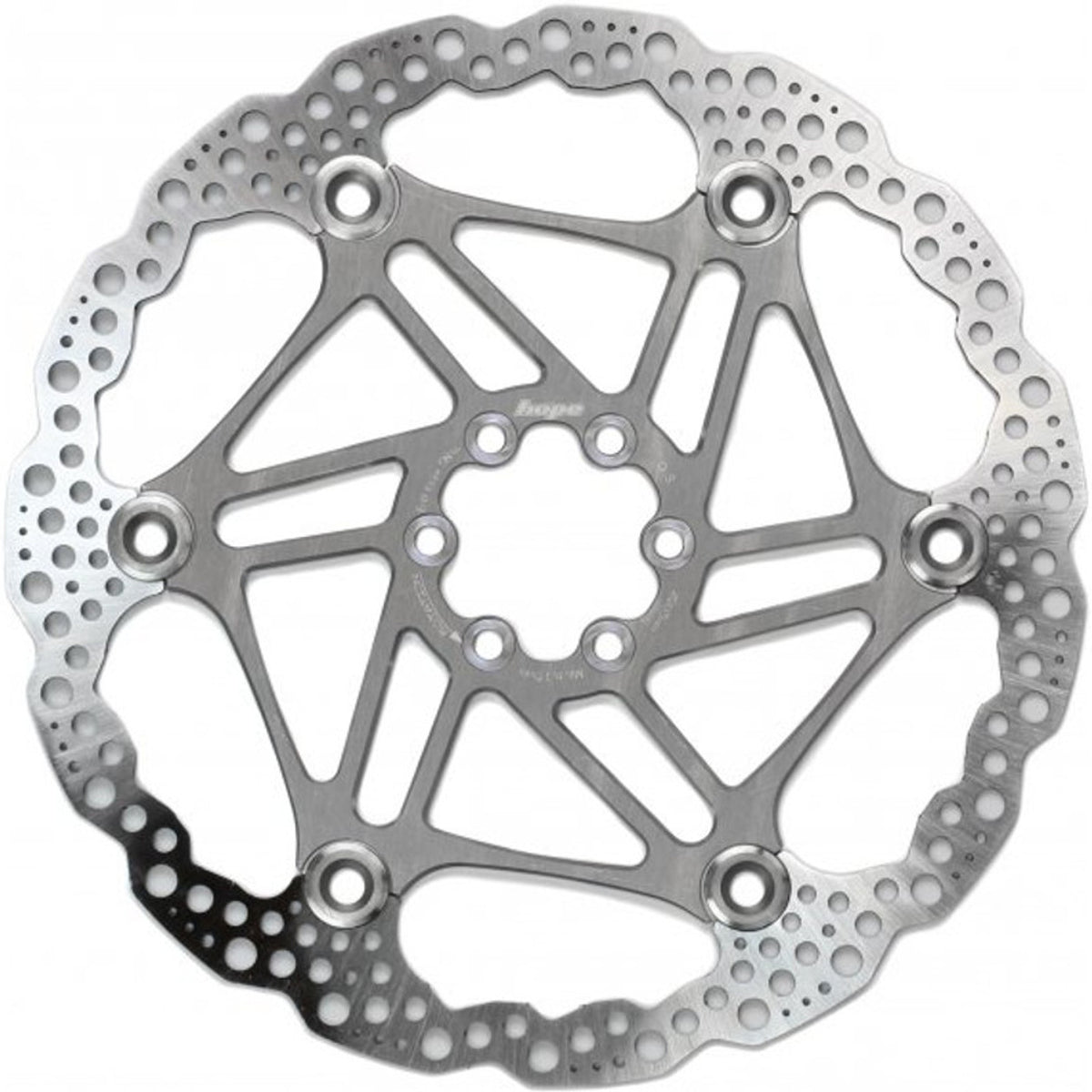 Hope Floating Disc V4 6 Bolt Silver - 203mm – Yarra Valley Cycles